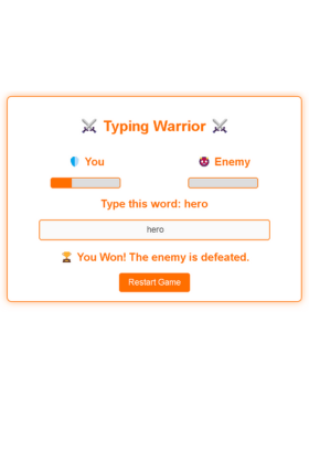 RapidTypist Typing Test
